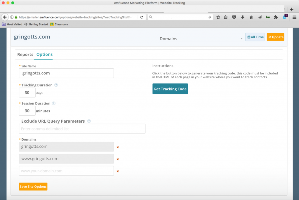Website Tracking Is Here! - emarketingplatform.com