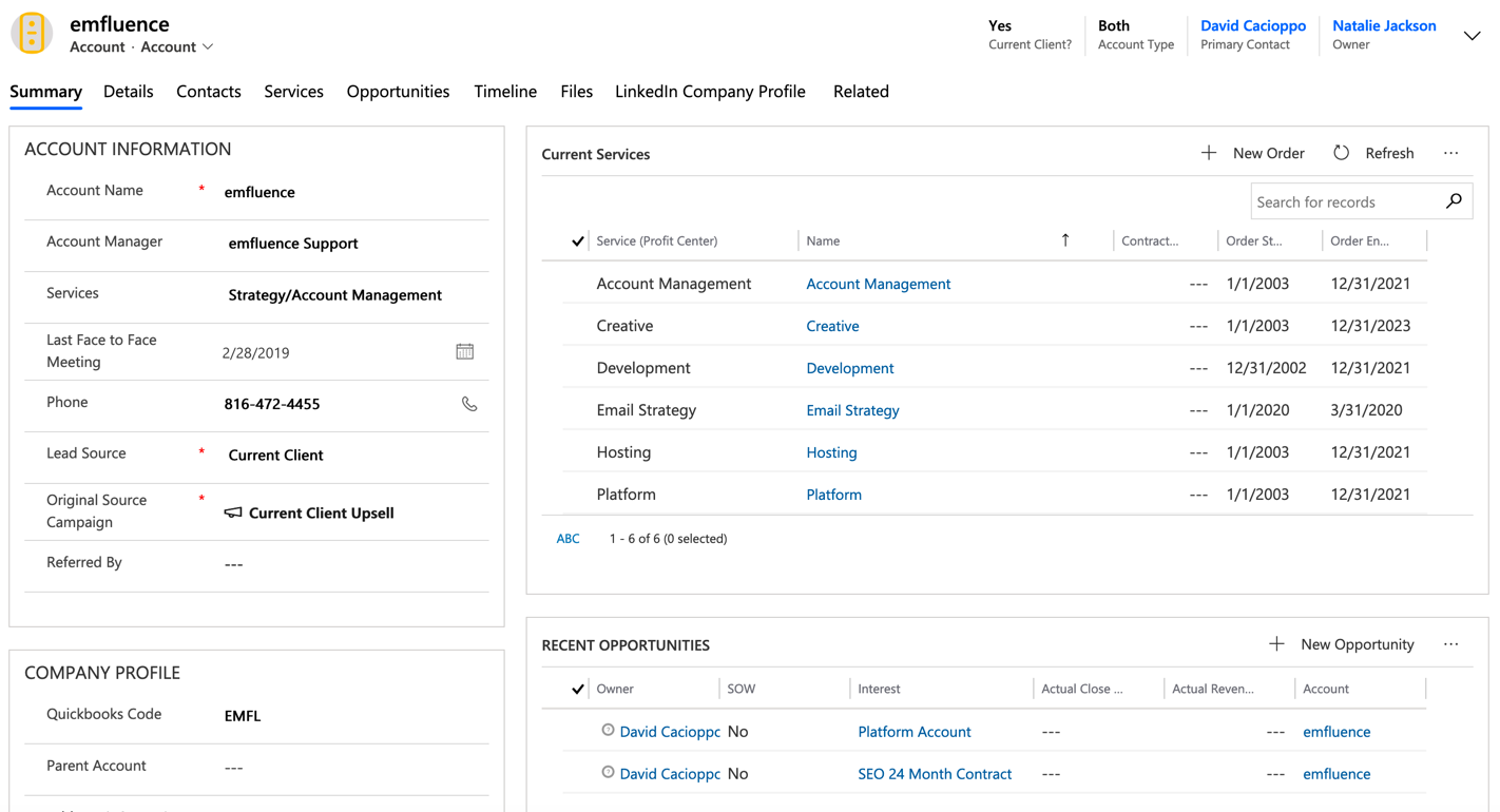 Customizing The Account Entity In Dynamics Crm