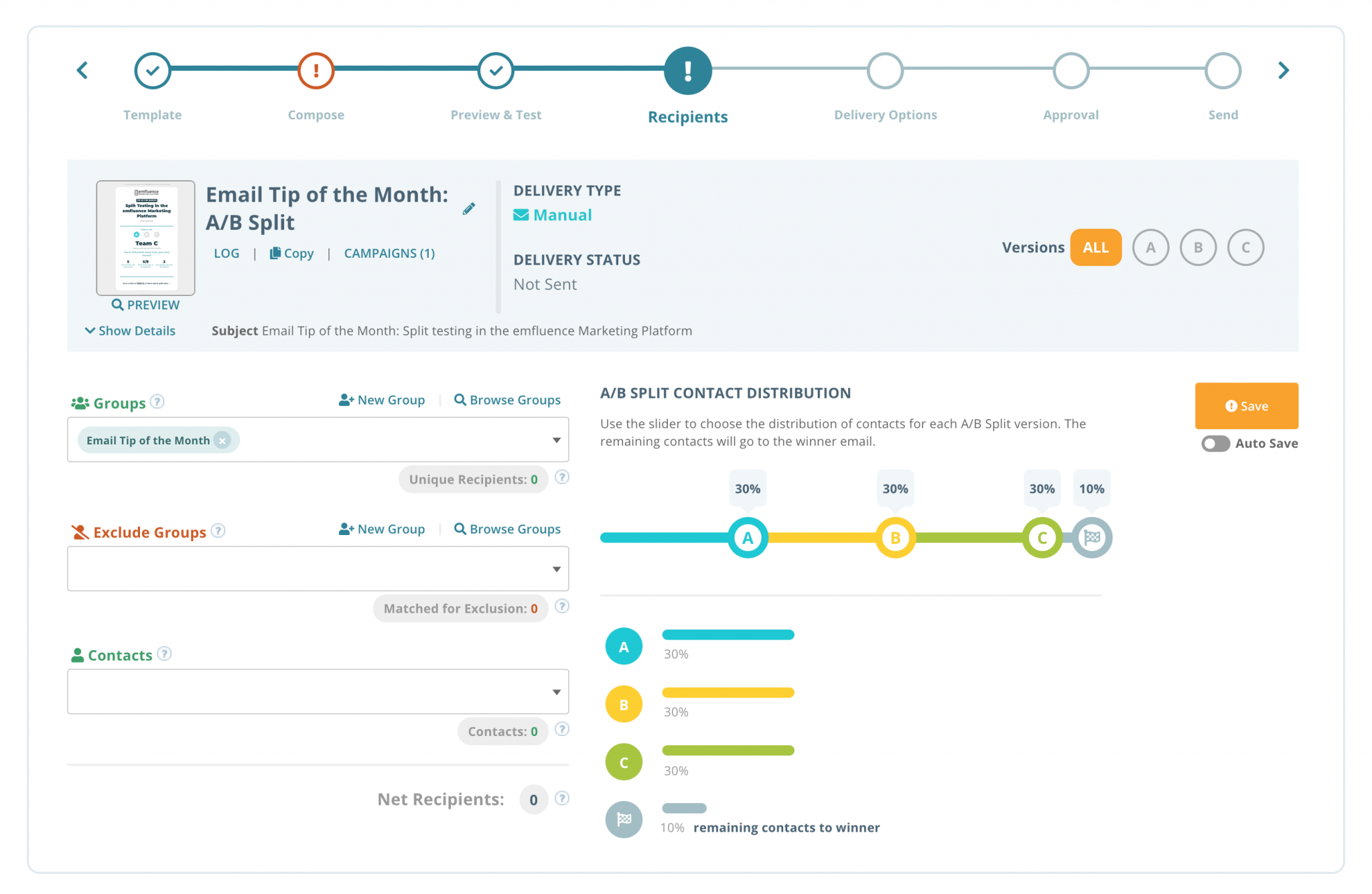 Tip of the Month: Battle of the A/B split test emails ...